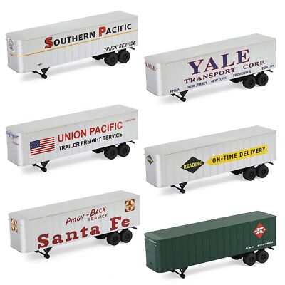 1 Unit Evemodel Trailers HO Gauge 1:87 Model Trailer for Railway ...