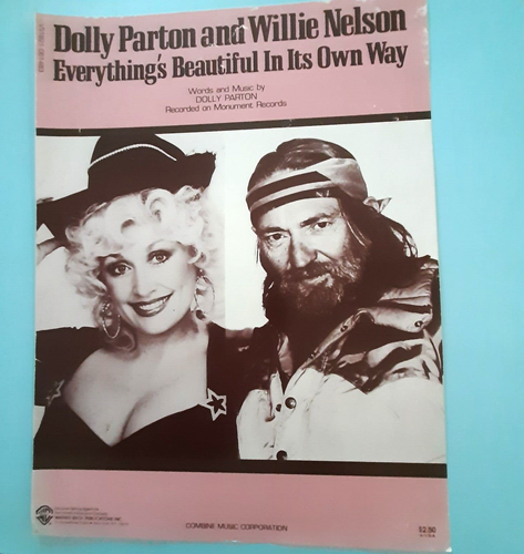 Dolly Parton Willie Nelson Everythings Beautiful In Its Own Way sheet music | eBay