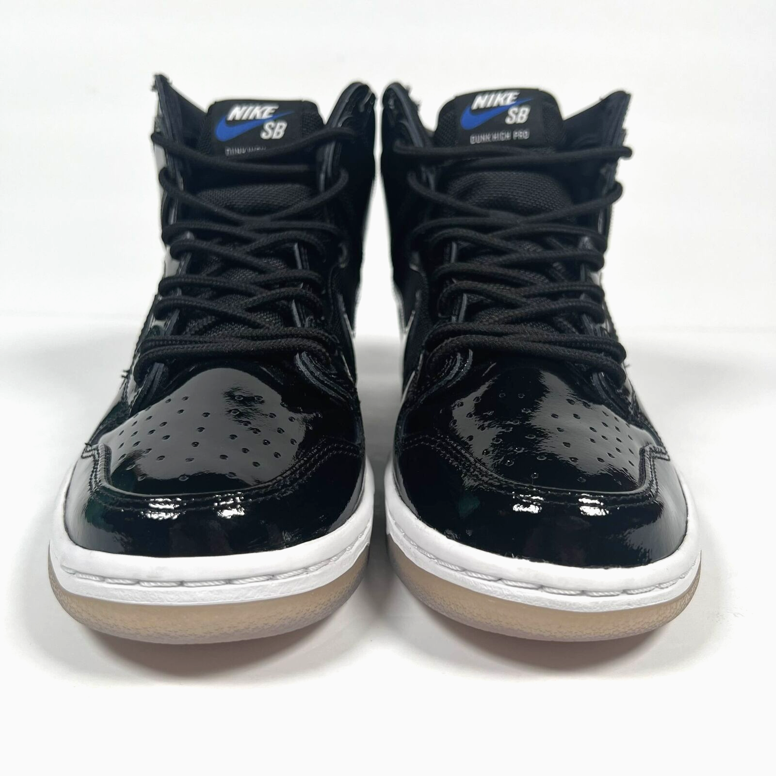 Nike SB Dunk High Space Jam Patent Leather Black Skateboarding - Men's ...