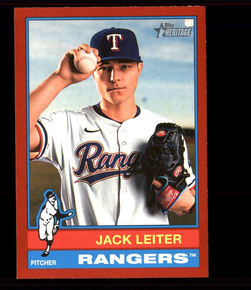 Jack Leiter 2025 Topps Heritage #463 Red Border Price Guide - Sports ...