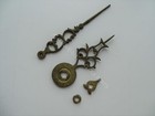 ANTIQUE CLOCK HANDS FOR AN ANTIQUE FRIESIAN TAIL CLOCK WITH ALARM HAND | eBay