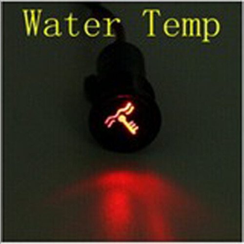 LED Dash Panel Warning Pilot Light 8-16mm Indicator Lamp Black Car Boat ...