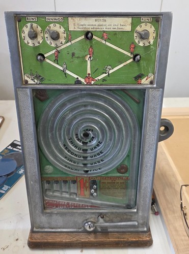 1931 World Champion Miniature Baseball Coin Operated Op Trade ...