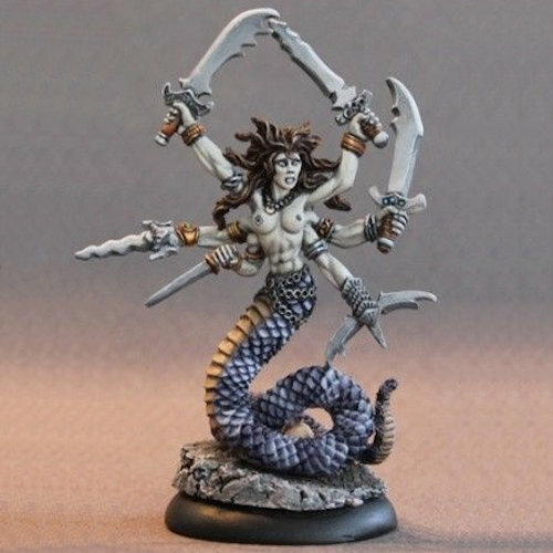 Reaper Dark Heaven Legends 02633 Vandorendra Demon Marilith Snake ...