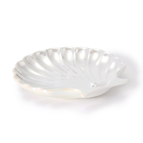 Francfranc porcelain Dish Plate White S 14cm 5.5in Japan Pearl opal ...