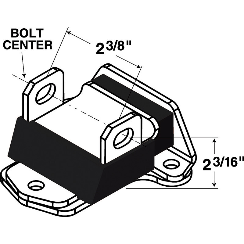 Chevy Motor Mounts SB BB Engine V6 V8 283 327 350 383 400 396 427 454 ...
