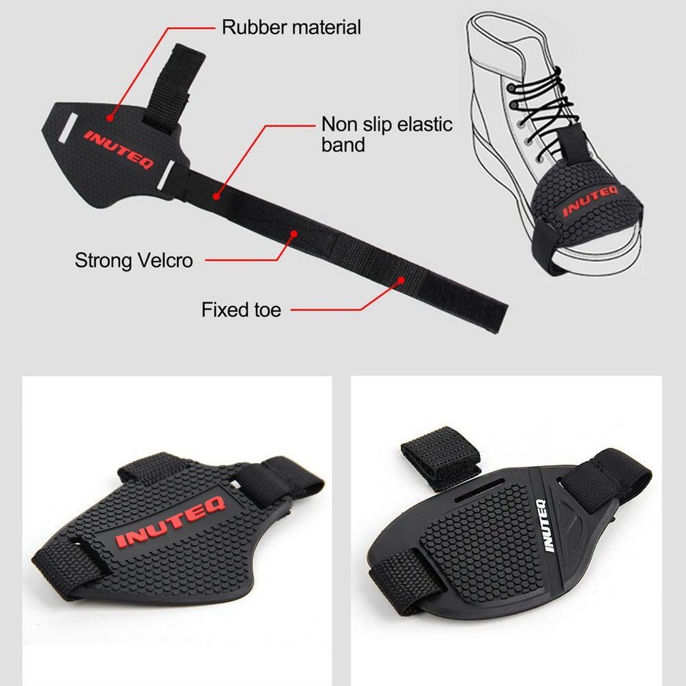 Motorcycle Shift Pad Riding Shoe Boot Cover Protective Guard Shifter ...