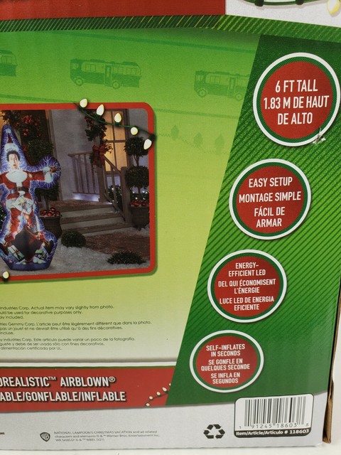 Lampoons Christmas Vacation 6ft Clark Griswold Airblown Inflatable ...