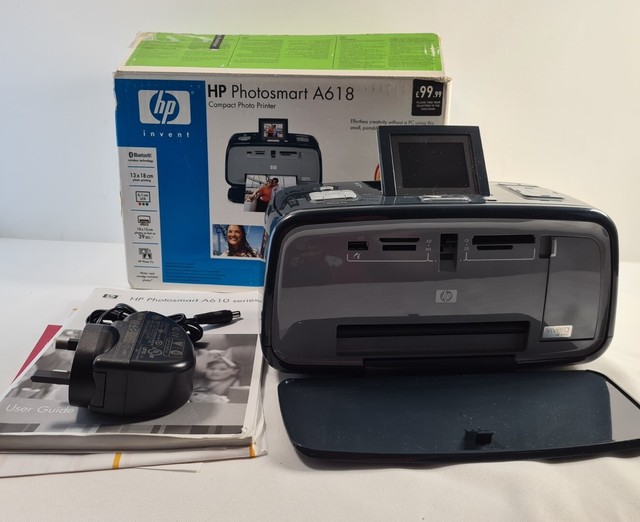 HP Photosmart 385 Compact Photo Standard Inkjet Printer for sale online ...