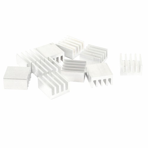 10pcs Aluminum Heatsink Cooling Fin 9mm x 9mm x 5mm for IC Power ...