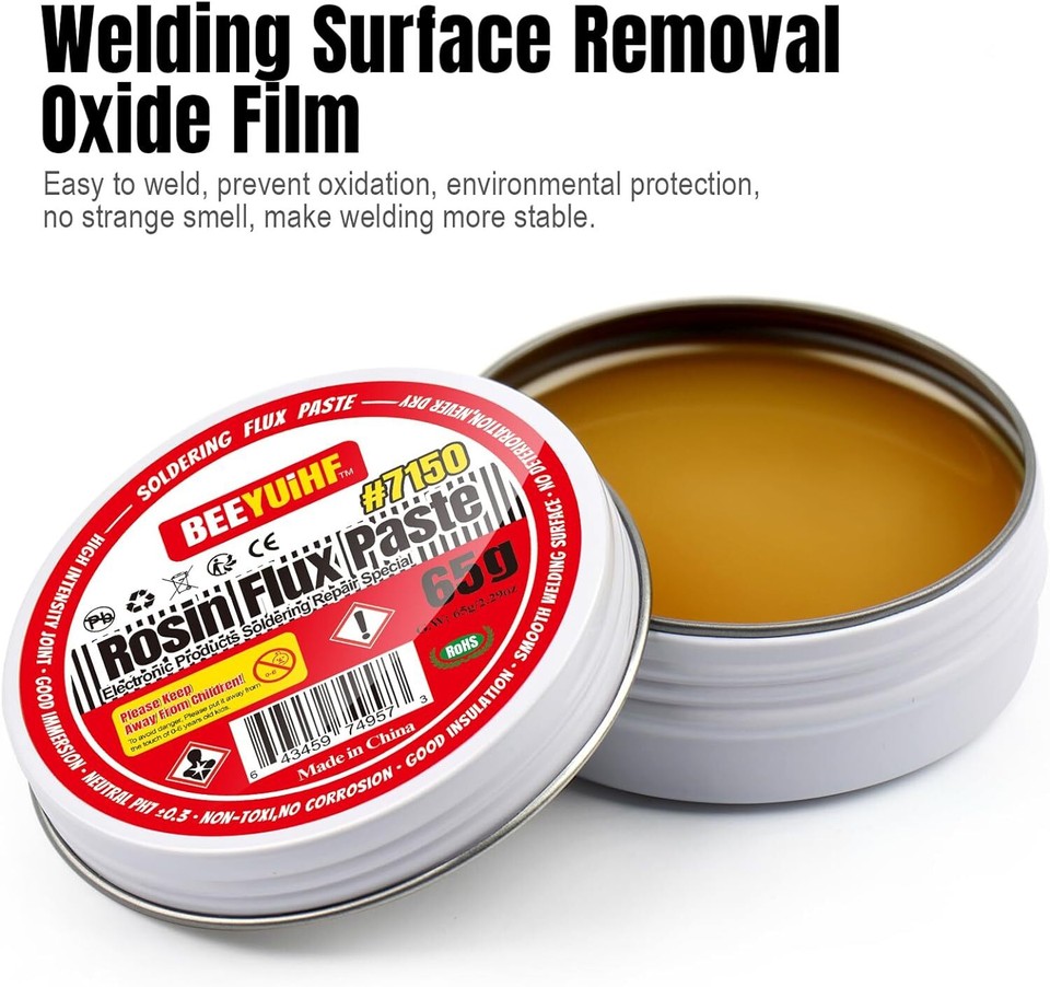 Rosin Soldering Flux, Lead-Free Solder Paste Flux for Soldering, Rosin ...