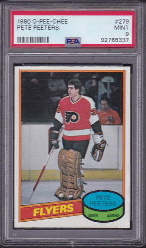 PSA 9 1980-81 OPC PETE PEETERS ROOKIE RC #279 | eBay