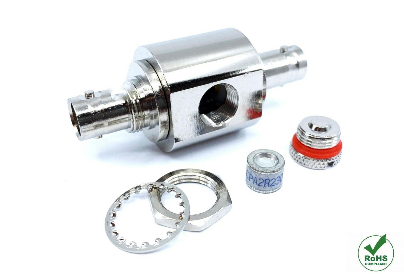 5pc RF Coaxial Surge Protector Lightning Arrestor 1GHz BNC Female to ...