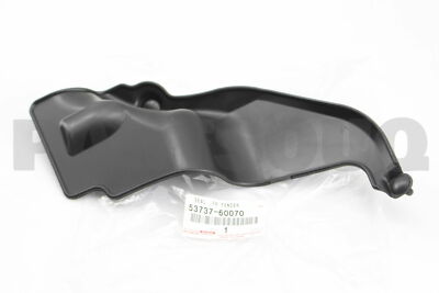 5373760070 Genuine Toyota SEAL, FRONT FENDER APRON TO FRAME, NO.1 LH ...