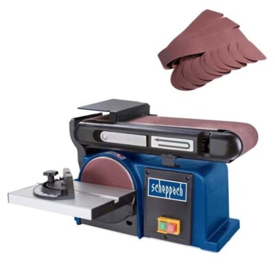 Scheppach Belt and Disc Sander Electric Bench 370 W BTS800 | eBay UK