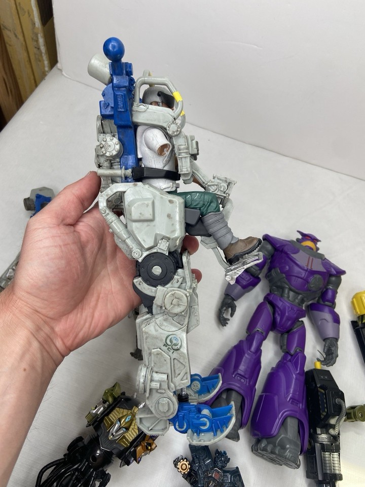 1:18 Action Figures Customs Lot Mechs Diorama Parts 3.75” Robots Zurg ...
