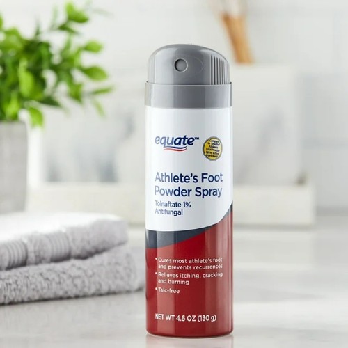 Equate Athlete's Foot Antifungal Powder Spray, Tolnaftate 1%, 4.6 oz | eBay