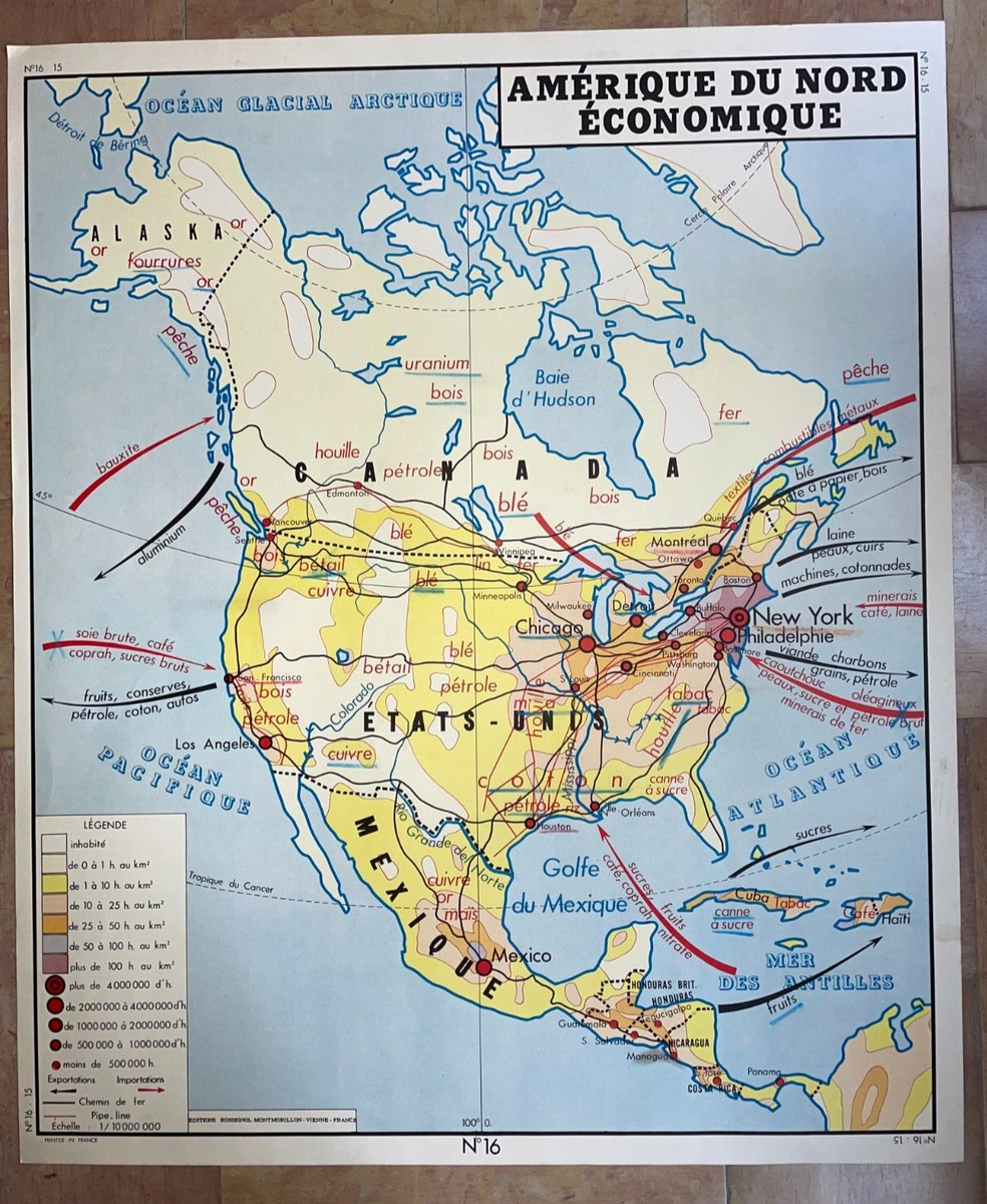 North America Density US Population Map Guide Of The World