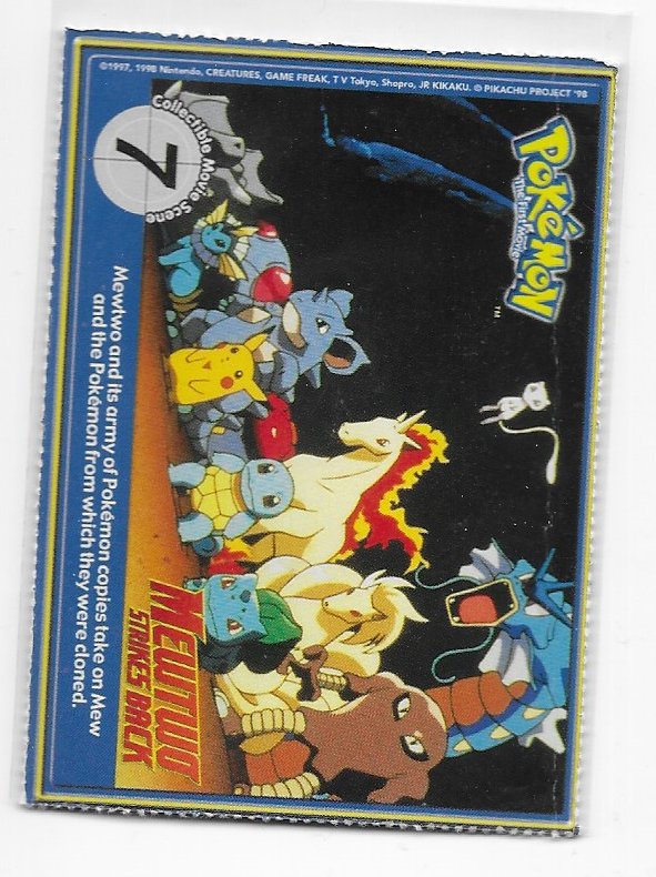 -Pick 1- Vintage Pokemon The First Movie Mewtwo Strikes Back Cards ...