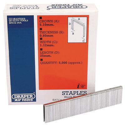 Draper Staples, 25mm (5000) 59839 | eBay UK
