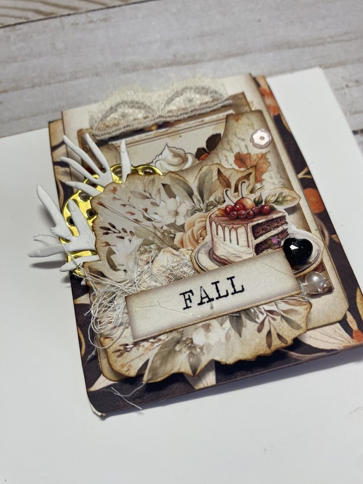 Autumn Fall Junk Journal Planner Pocket Clips Set of 3 Using MPP ...