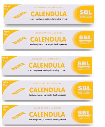 SBL HOMOEOPATHIC CALENDULA OINTMENT ULCERS,BURNS,CUTS,WOUNDS, INJURIES ...