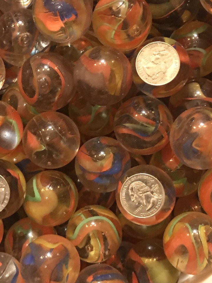 Over 3 Full Pounds Of Marbles! Appr 30 Individual Marbles Each 1.33 ...