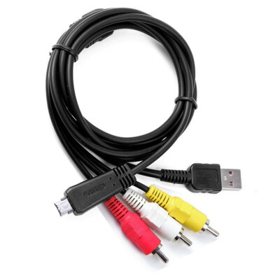 USB Data SYNC+AV A/V TV Cable Cord For Sony CyberShot DSC-W560 R W560L ...