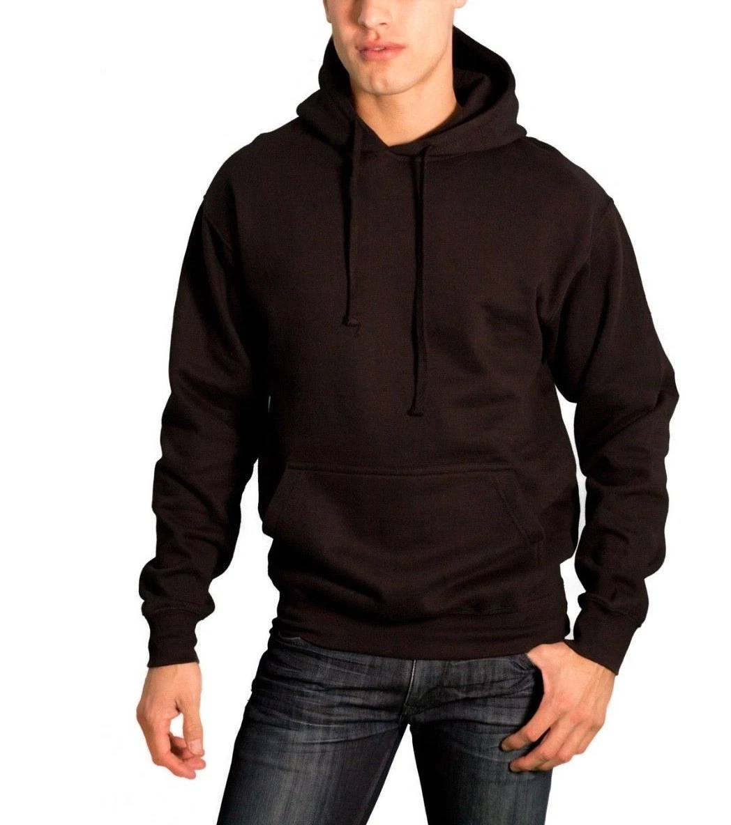 Plain Black Hoodies For Men