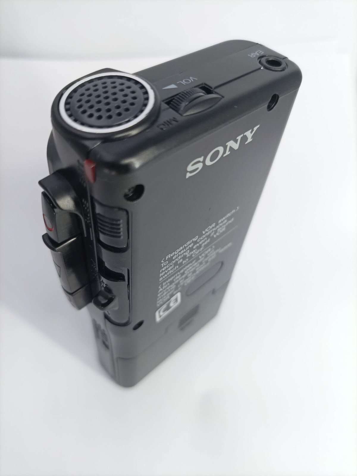 Sony M-527v Microcassette Voice Recorder Handheld Dictaphone Dictation ...