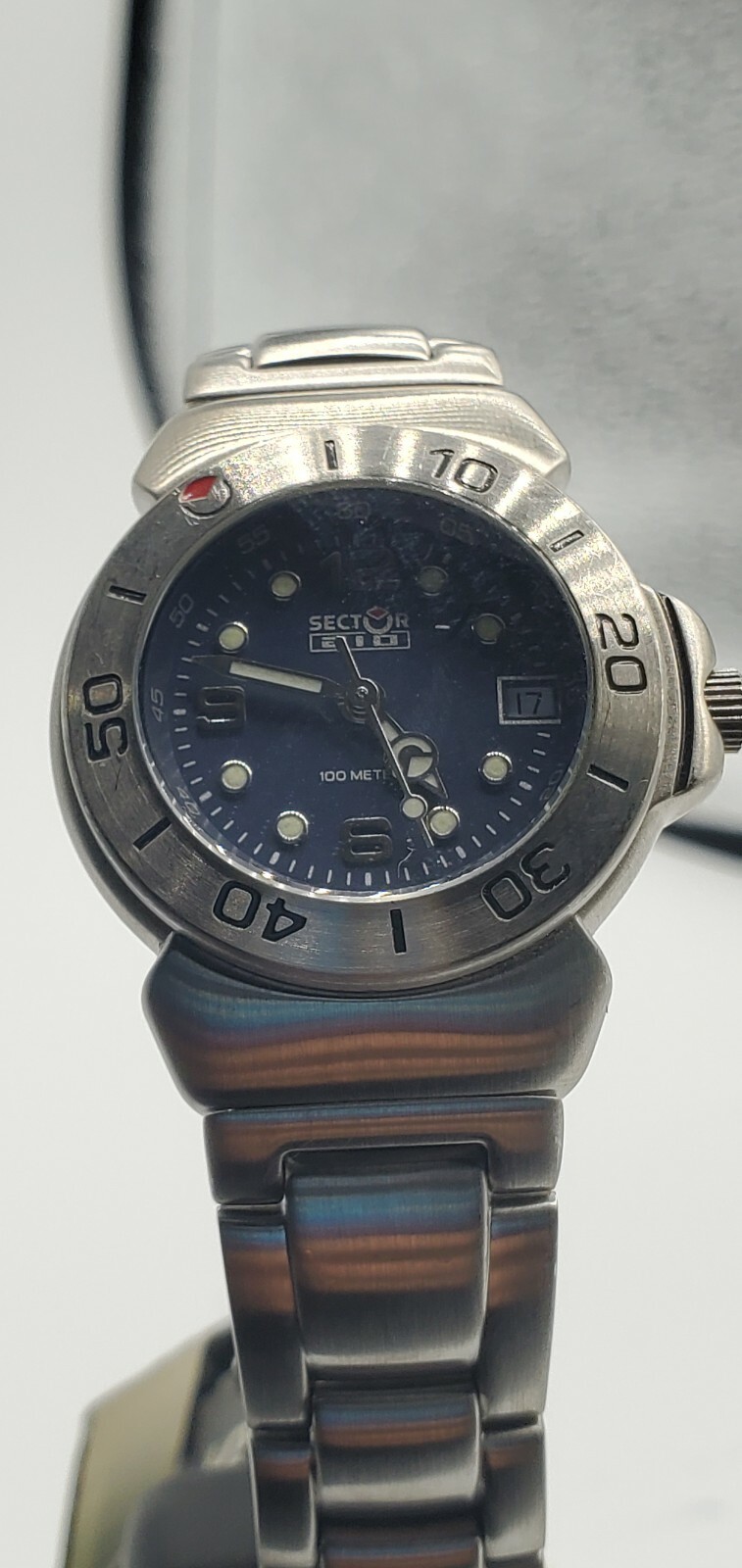 Sector 210 Expander Date SWISS Movement Ladies Watch Blue Dial | eBay