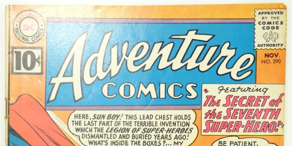 VINTAGE DC ADVENTURE COMICS NO# 290 (1961) THE SECRET OF THE SEVENTH ...