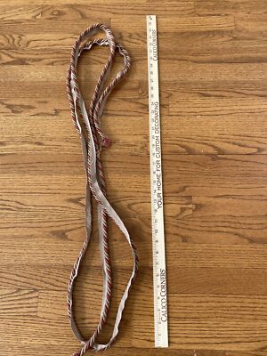 3 1/2 yds of red and gold leftover fabric cording *BRAND NEW* | eBay