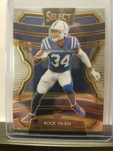 Rock Ya-Sin 2019 Select Football Concourse Level RC #85 Indianapolis ...