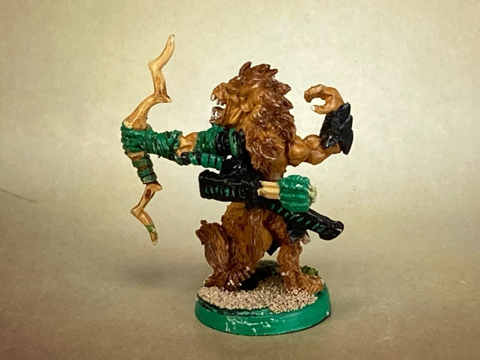 WOTC Painted DEMONIC GNOLL ARCHER Chainmail Pathfinder Old World AD&D ...