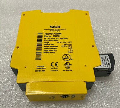 NEW FX3-CPU000000 SICK 1043783 Flexi Soft / Safe EFI-pro System SICK V2 ...