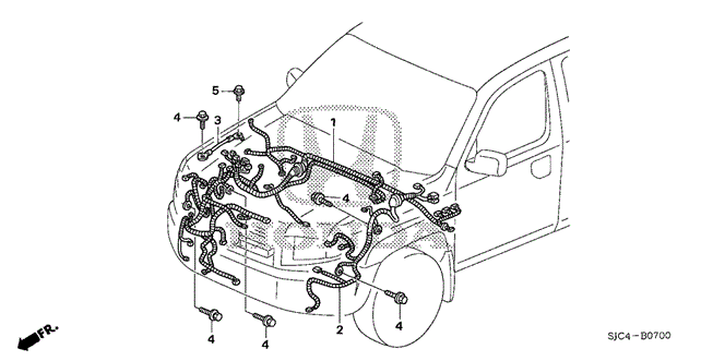 Genuine Honda Wire Harness R Cabin 32100-SJC-A12 for sale online | eBay