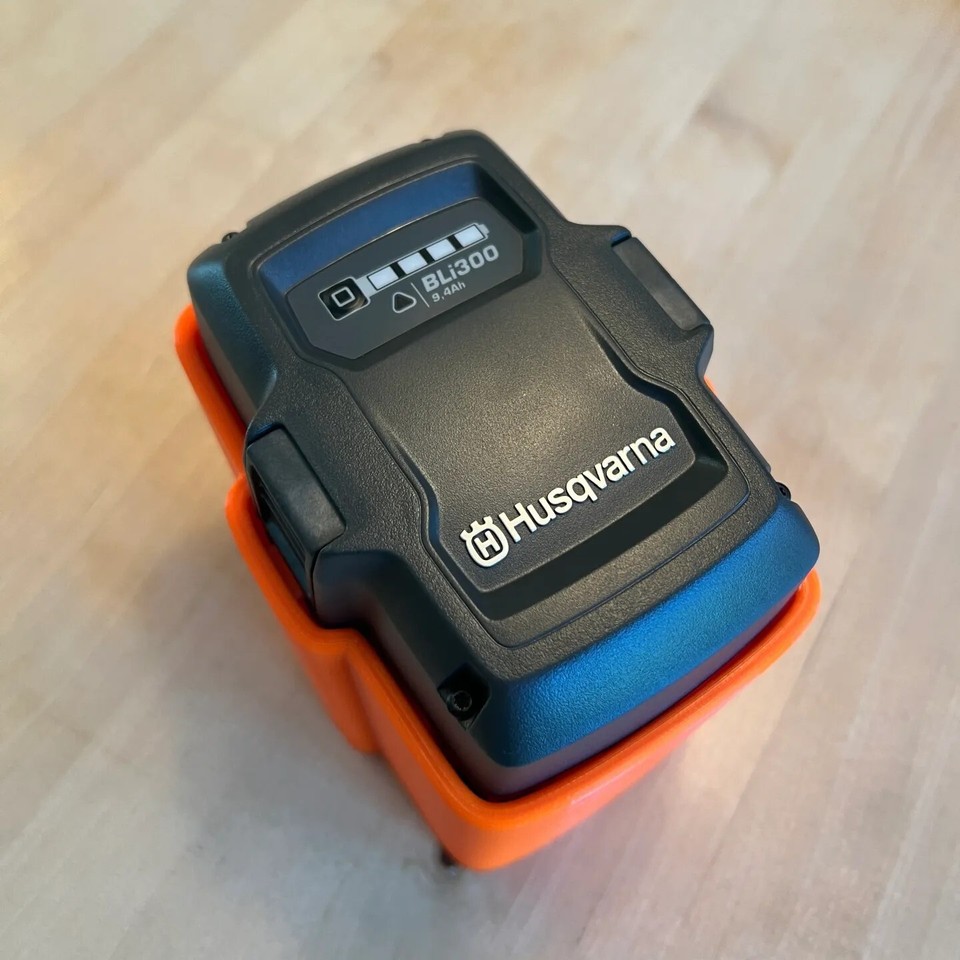 Holder for Husqvarna BLi 300 Battery | Secure Huswvarna Battery Storage ...