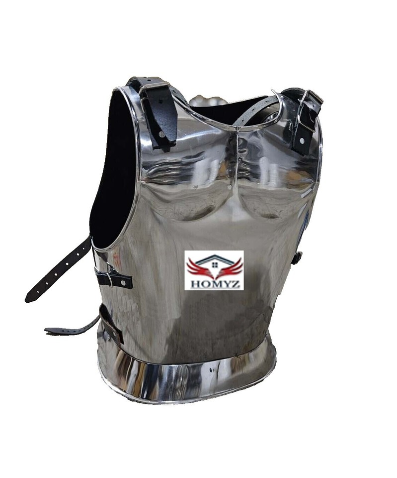 Medieval Knight Steel Body Armor Jacket Roman Muscle Plate Cuirass ...
