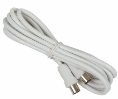 BLAKE UK - Fly Lead Coaxial Male to Male, 2m White | eBay