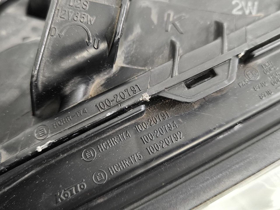 JDM SUBARU LEGACY BP5 BL5 BL BPE Front XENON HID BLACK Head Lights ...