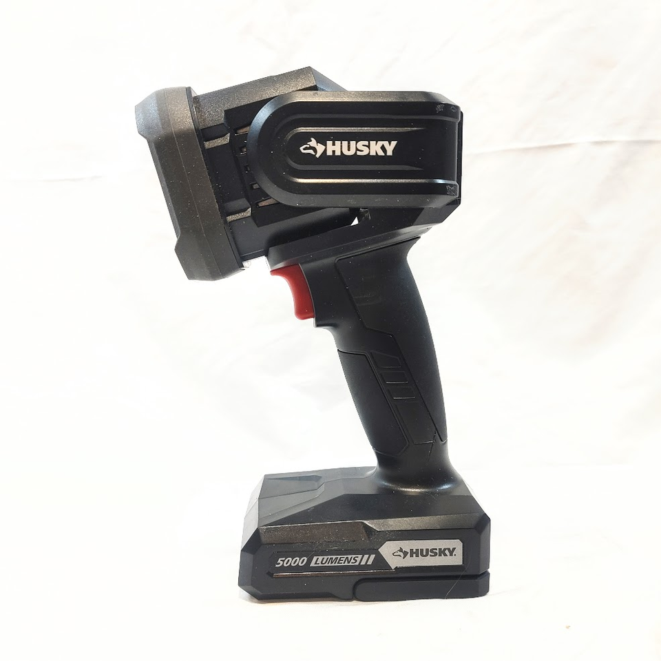 Husky 5000 Lumen Hybrid Power Swivel Rechargeable Spotlight (91640) | eBay