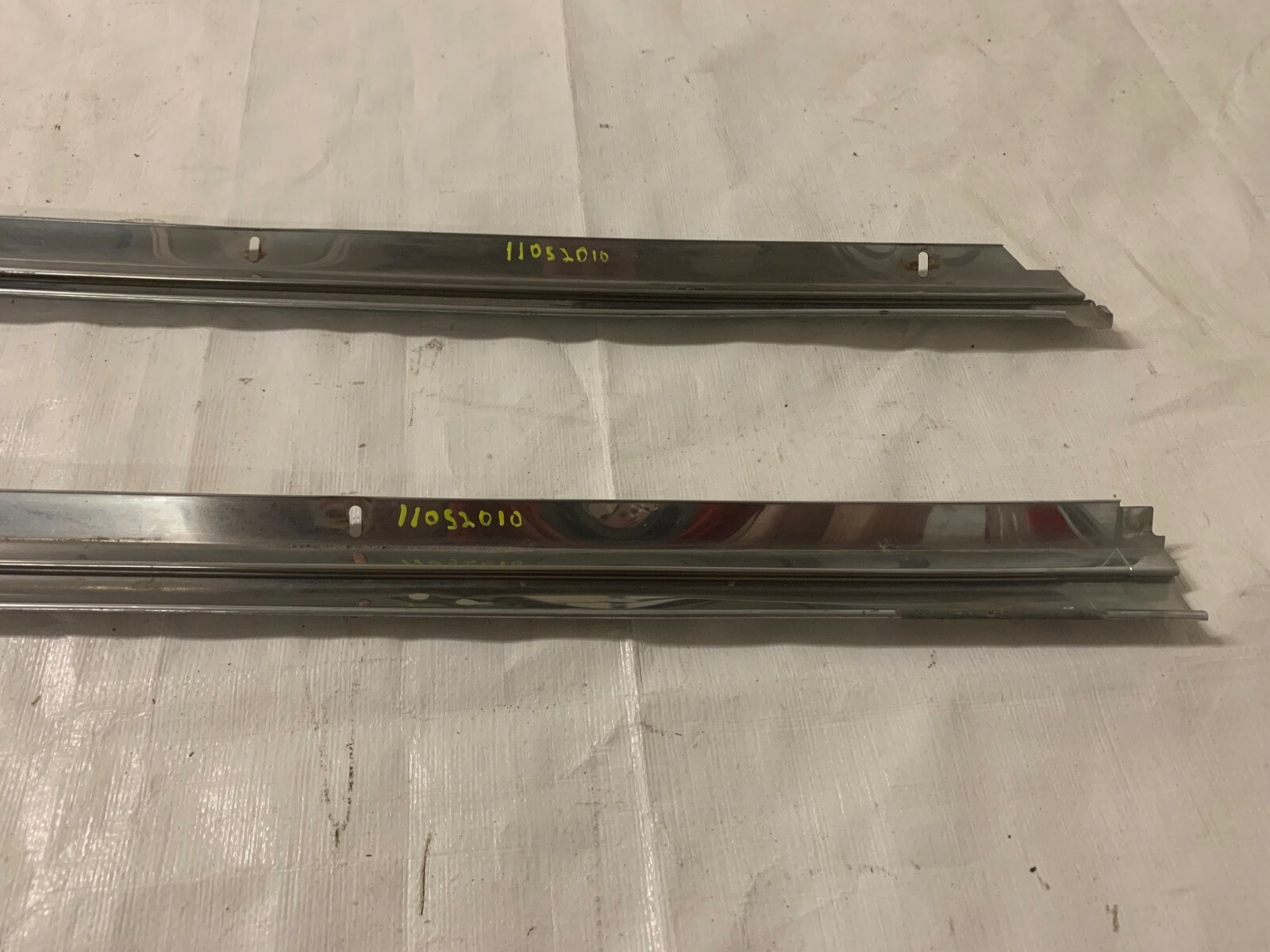 Mopar B Body Windshield Molding Convertible Well Trim Stainless 1968 ...