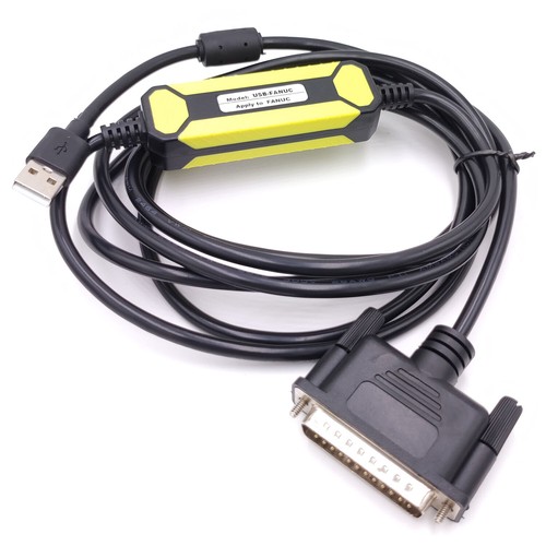 USB-FANUC For Fanuc USB To DB25 Pin CNC Fanuc RS232 Download Cable 2.5m ...
