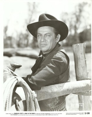 RICHARD ROBER in "Man in the Saddle" Original Vintage Photo PORTRAIT ...