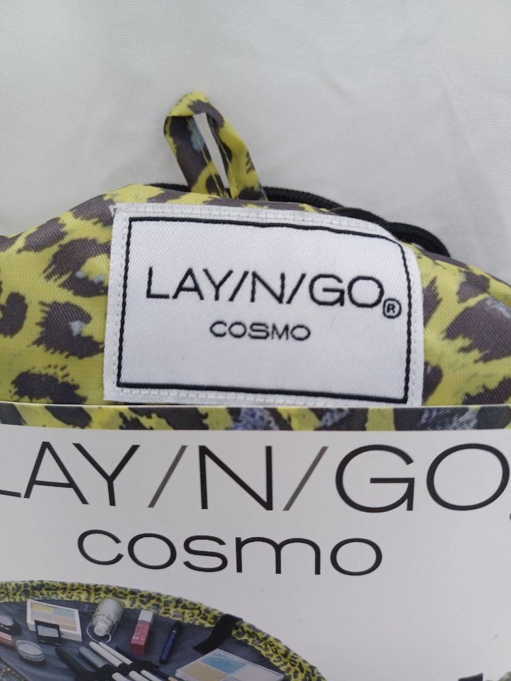 Lay-n-Go Cosmo Drawstring Cosmetic & Makeup Bag Organizer, Toiletry Bag ...