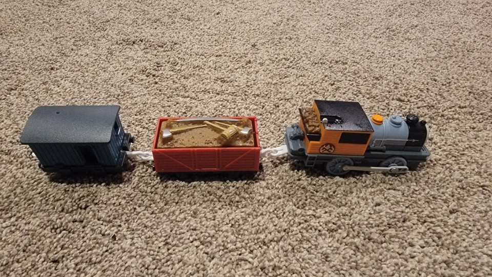 Thomas & Friends Trackmaster Bash Logging Locos 2009 Cargo Mattel ...