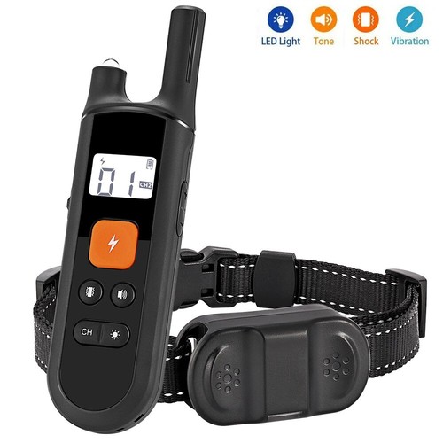 800M Electric Pet Dog Training E-Collar Anti-Bark Obedience with Remote ...