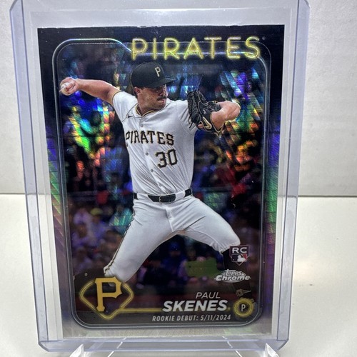 2024 Topps Chrome Update Series ROY Paul Skenes RC Debut Prizm ...