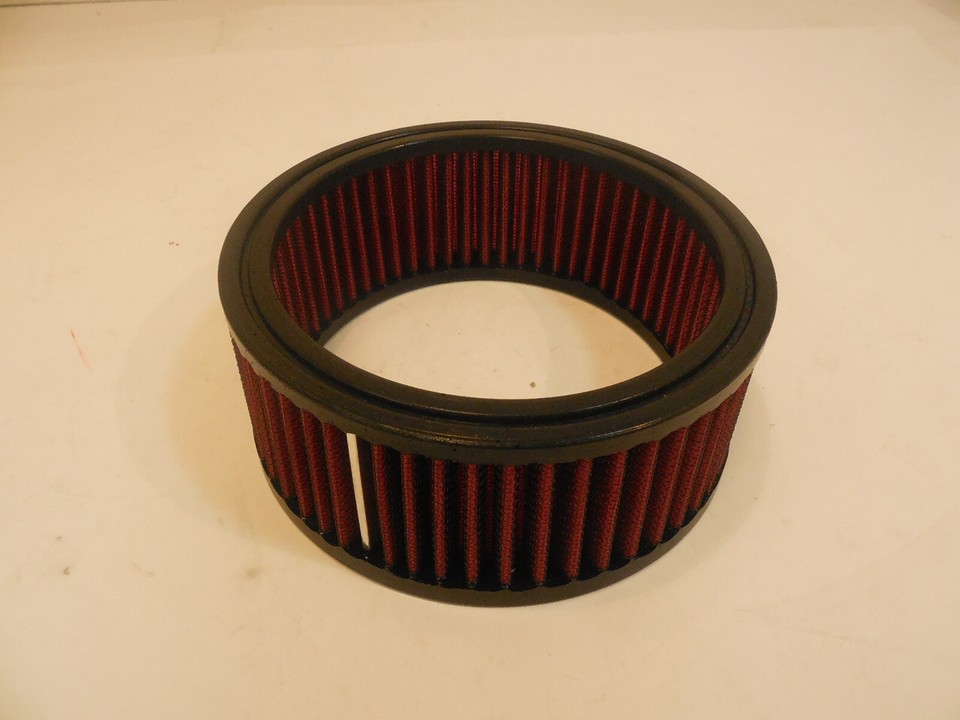 6 3/8" Round Washable Element Air Filter Pre-Oiled Red 2 1/2" Tall | eBay